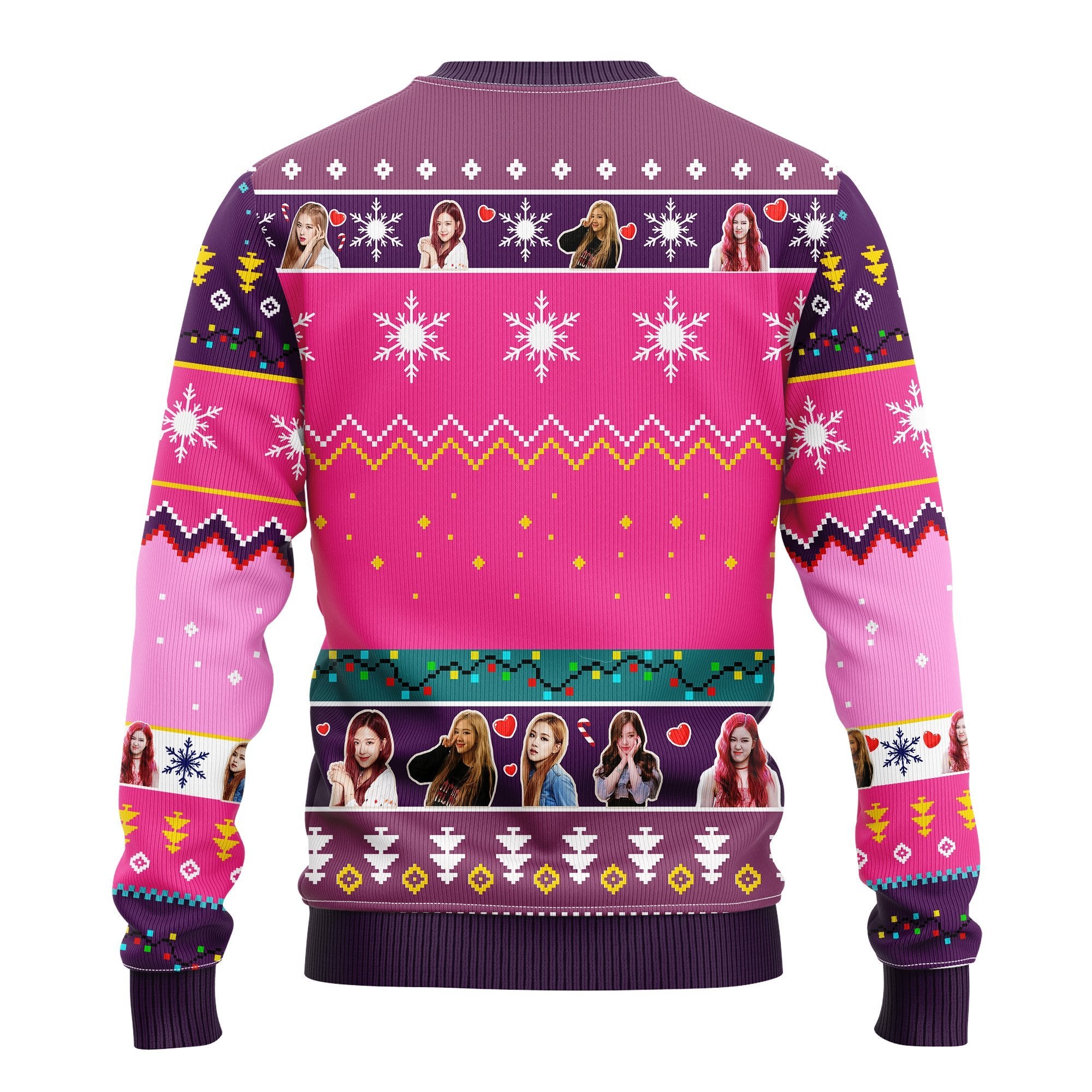 Rose Black Pink Ugly Christmas Sweater Amazing Gift Idea Thanksgiving ...