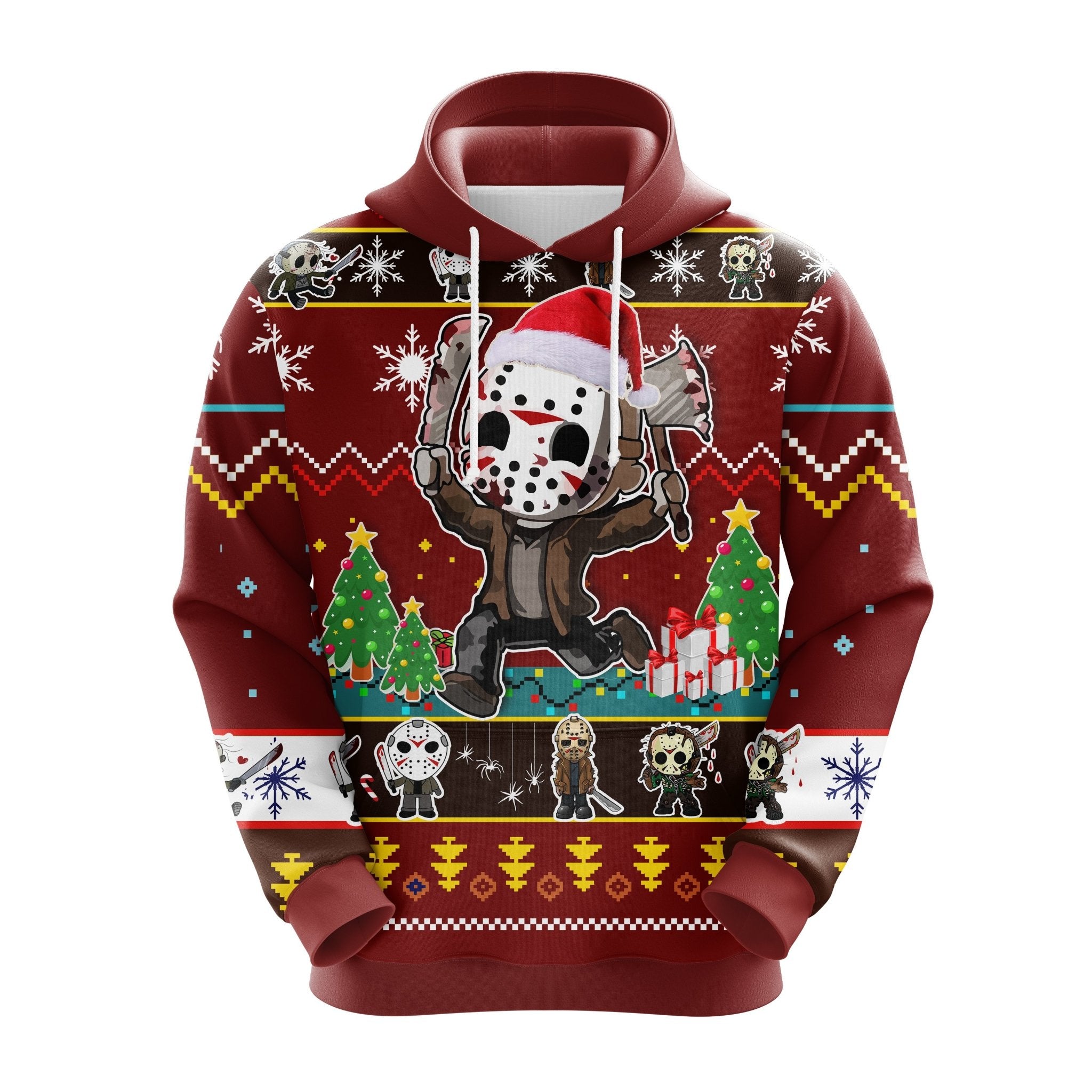 Friday The 13th Jason Voorhees Horror Movies Christmas Character Chibi ...