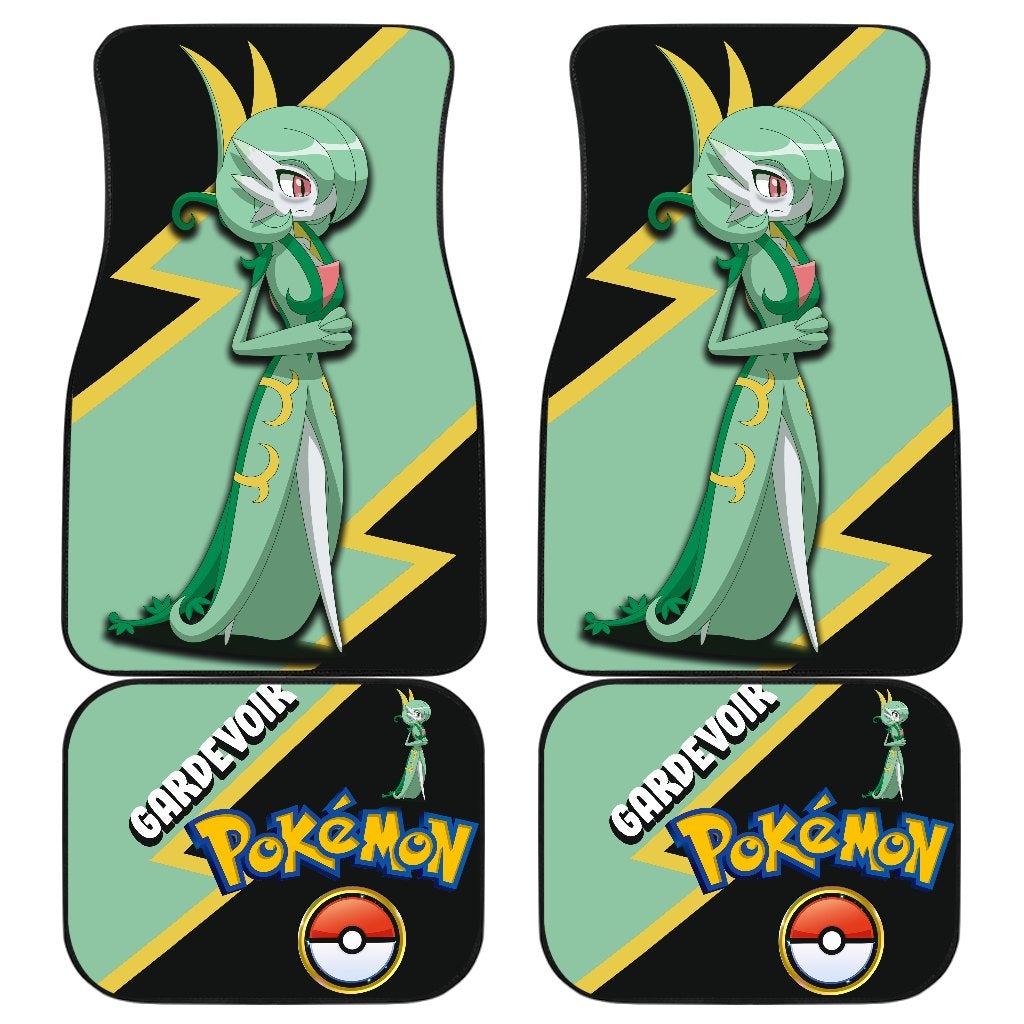 Gardevoir Car Floor Mats Custom Anime Pokemon Car Interior Accessories ...