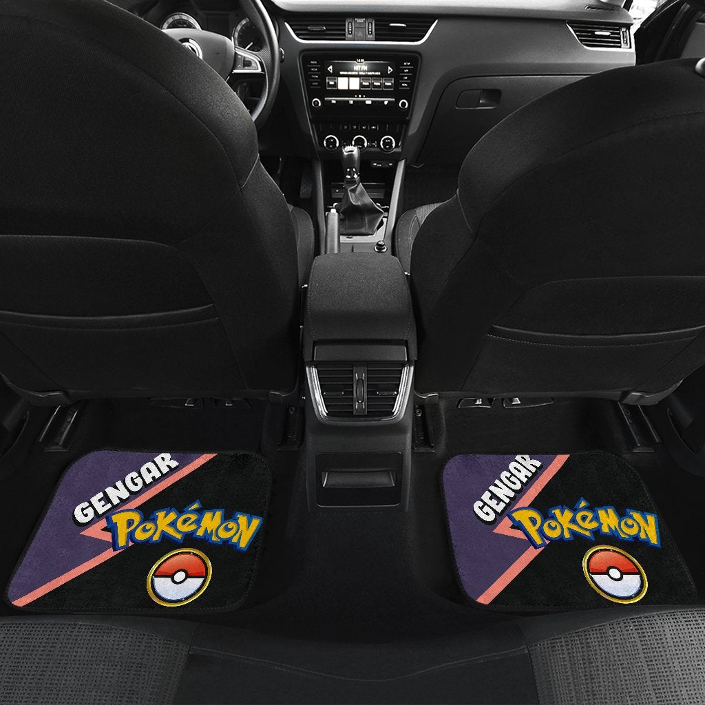 Gengar Car Floor Mats Custom Anime Pokemon Car Interior Accessories ...