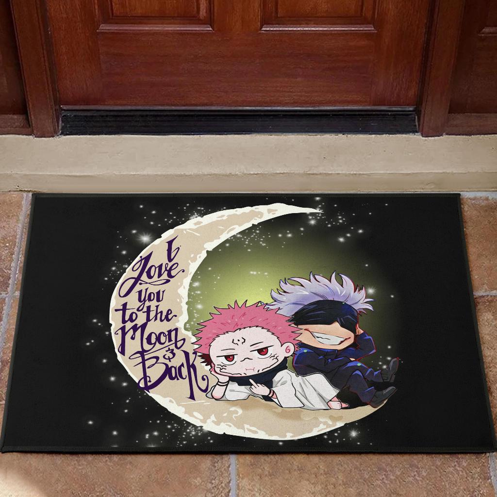Jujutsu Kaisen Gojo Sukuna Chibi Anime Door Mats - Nearkii
