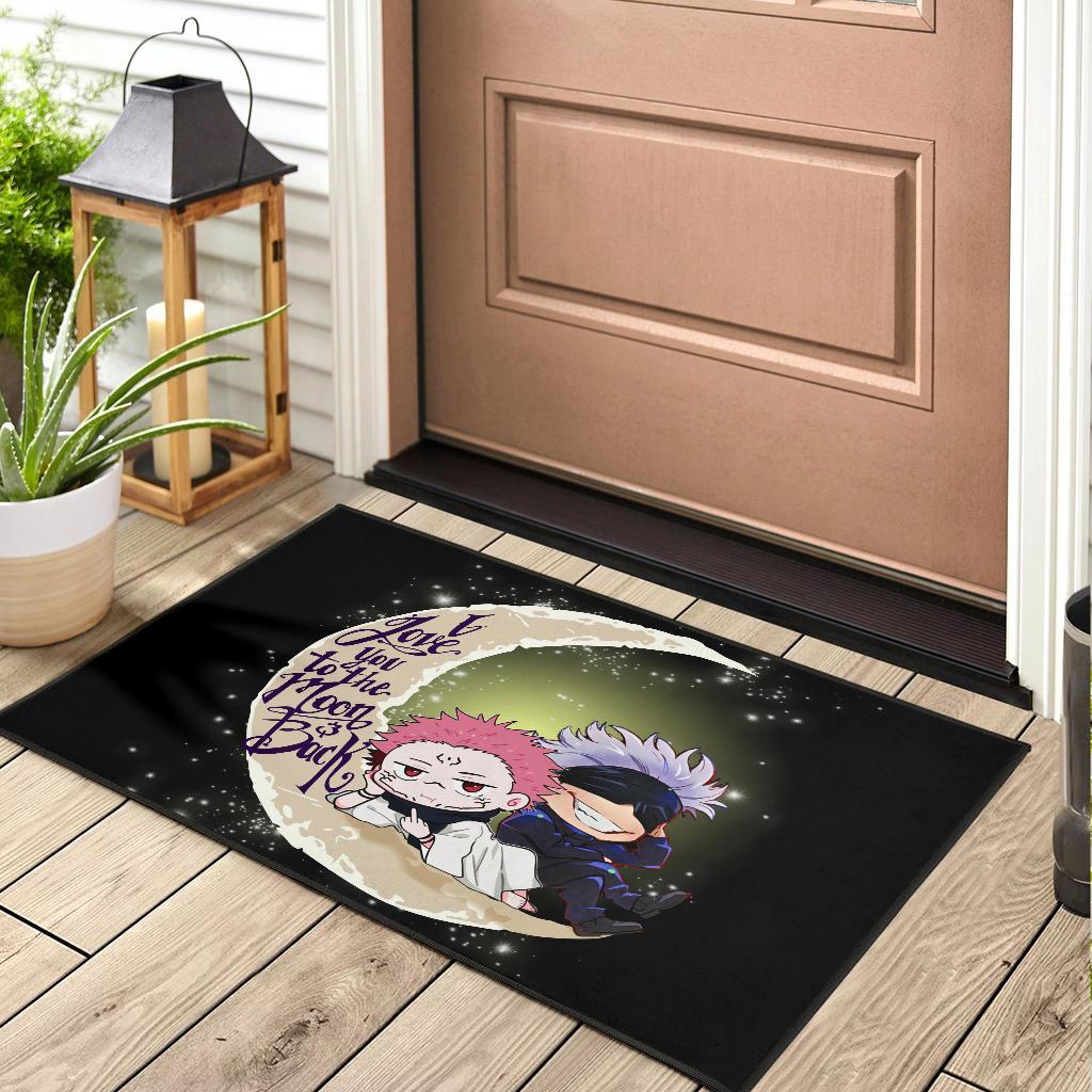 Jujutsu Kaisen Gojo Sukuna Chibi Anime Door Mats - Nearkii