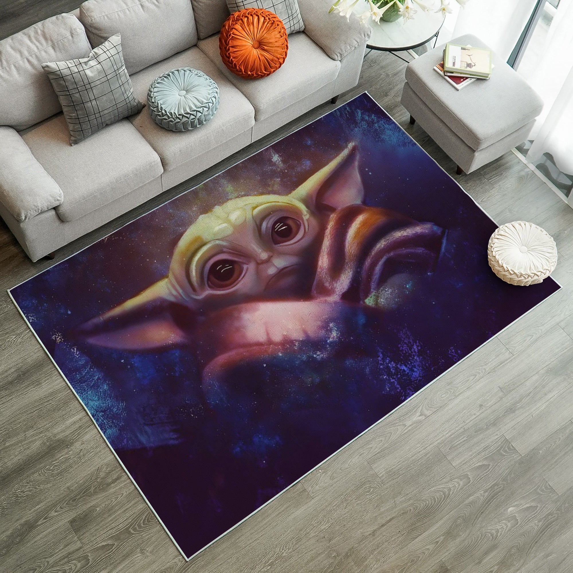 Sad Baby Yoda Art Rug Carpet Rug Home Room Decor - Nearkii