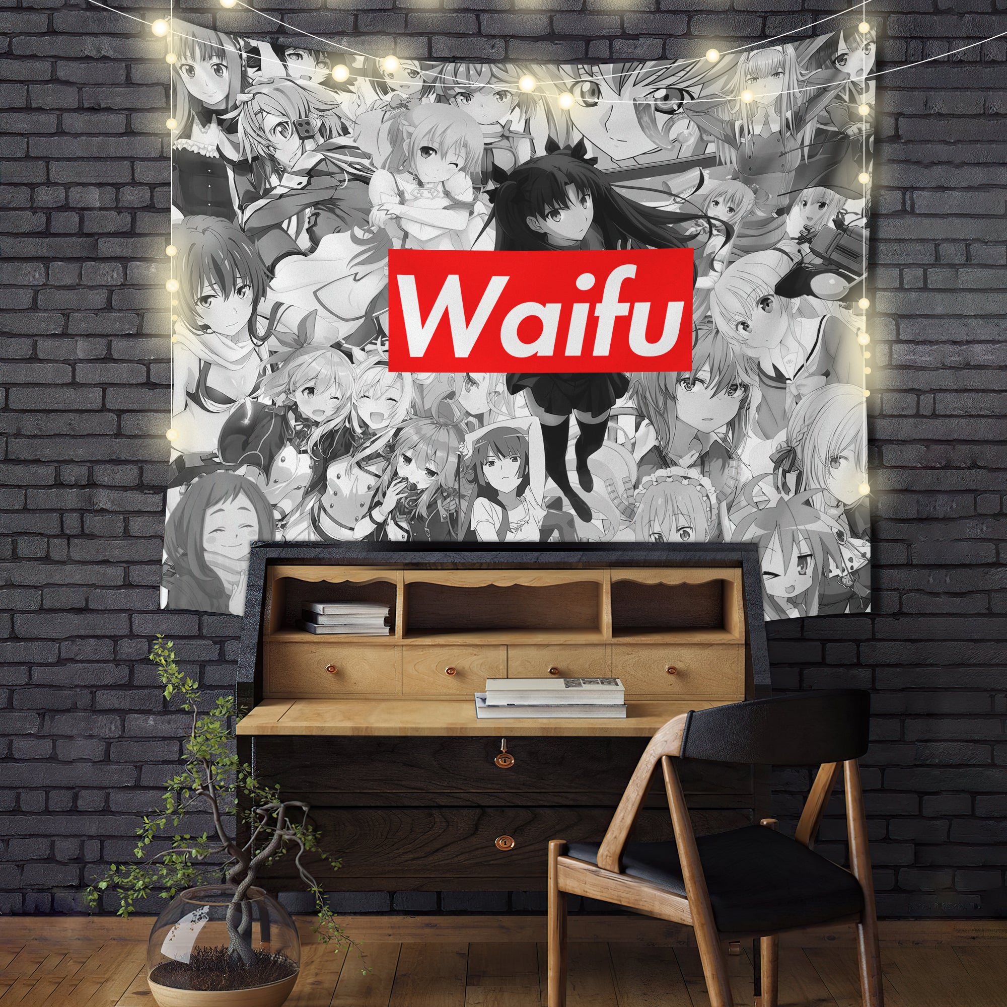Waifu Tapestry Room Decor - Nearkii