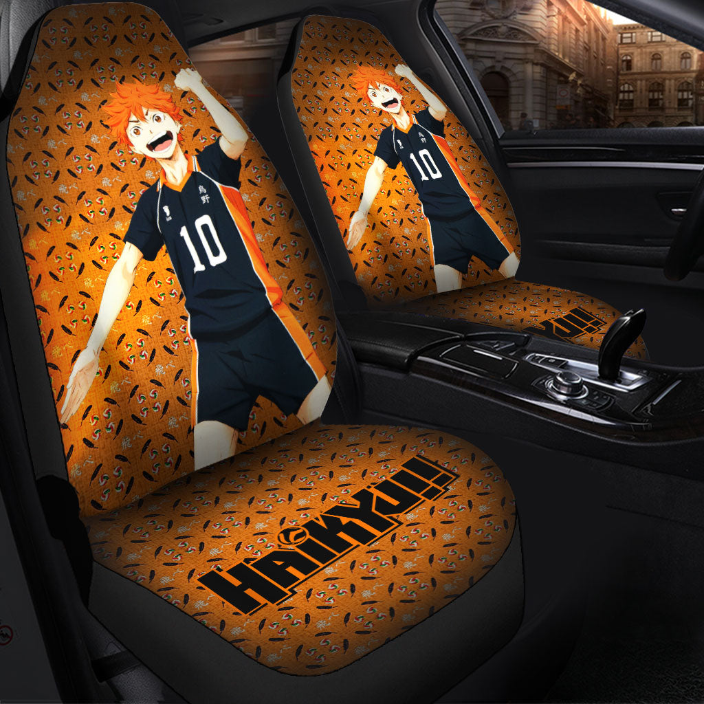 Haikyuu Anime Hinata Premium Custom Car Seat Covers Decor Protectors ...