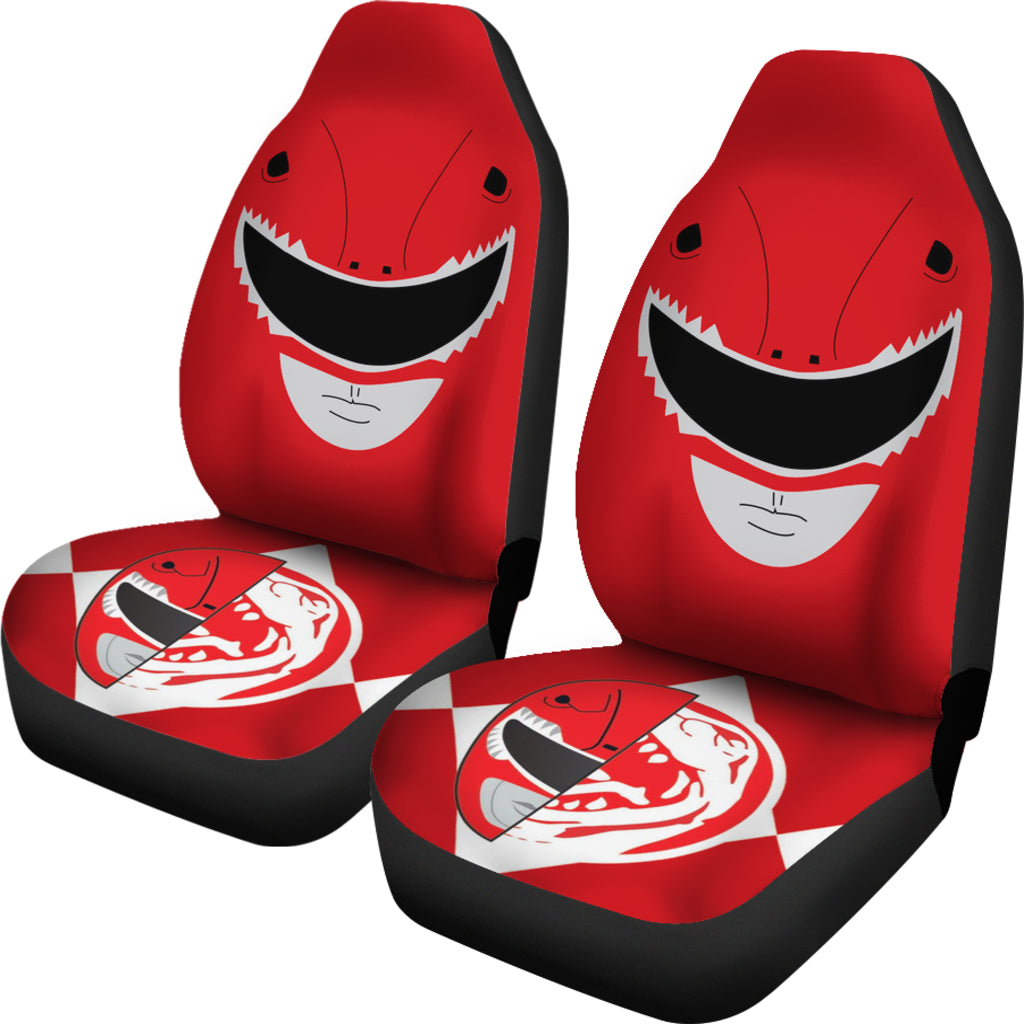 Mighty Morphin Power Rangers Red Premium Custom Car Seat Covers Decor ...