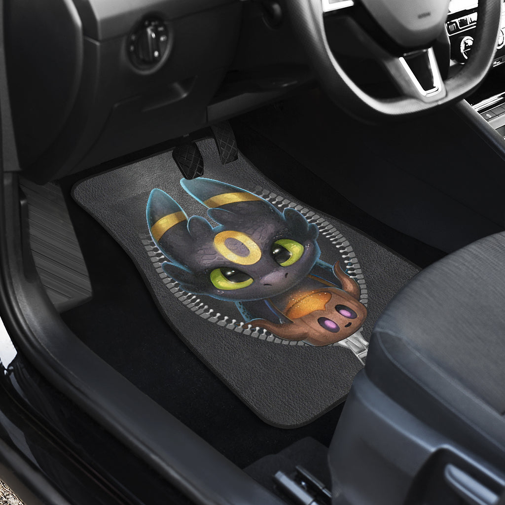 Toothless Halloween Zipper Sit Down Shut Up And Hold On Car Floor Mats ...