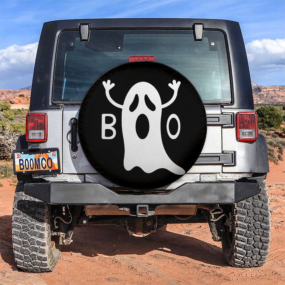 Ghost Boo Car Spare Tire Covers Gift For Campers - Nearkii