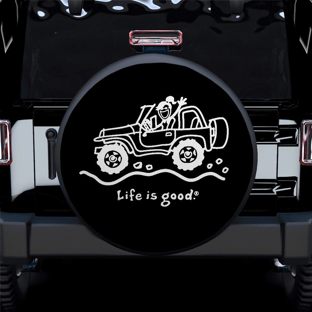 Life Is Good Jeep Tire Cover