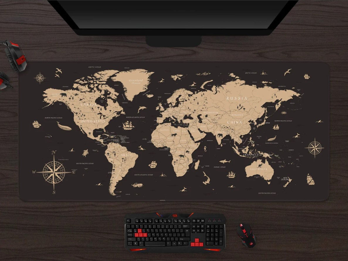 World Map Mouse Mat - Nearkii