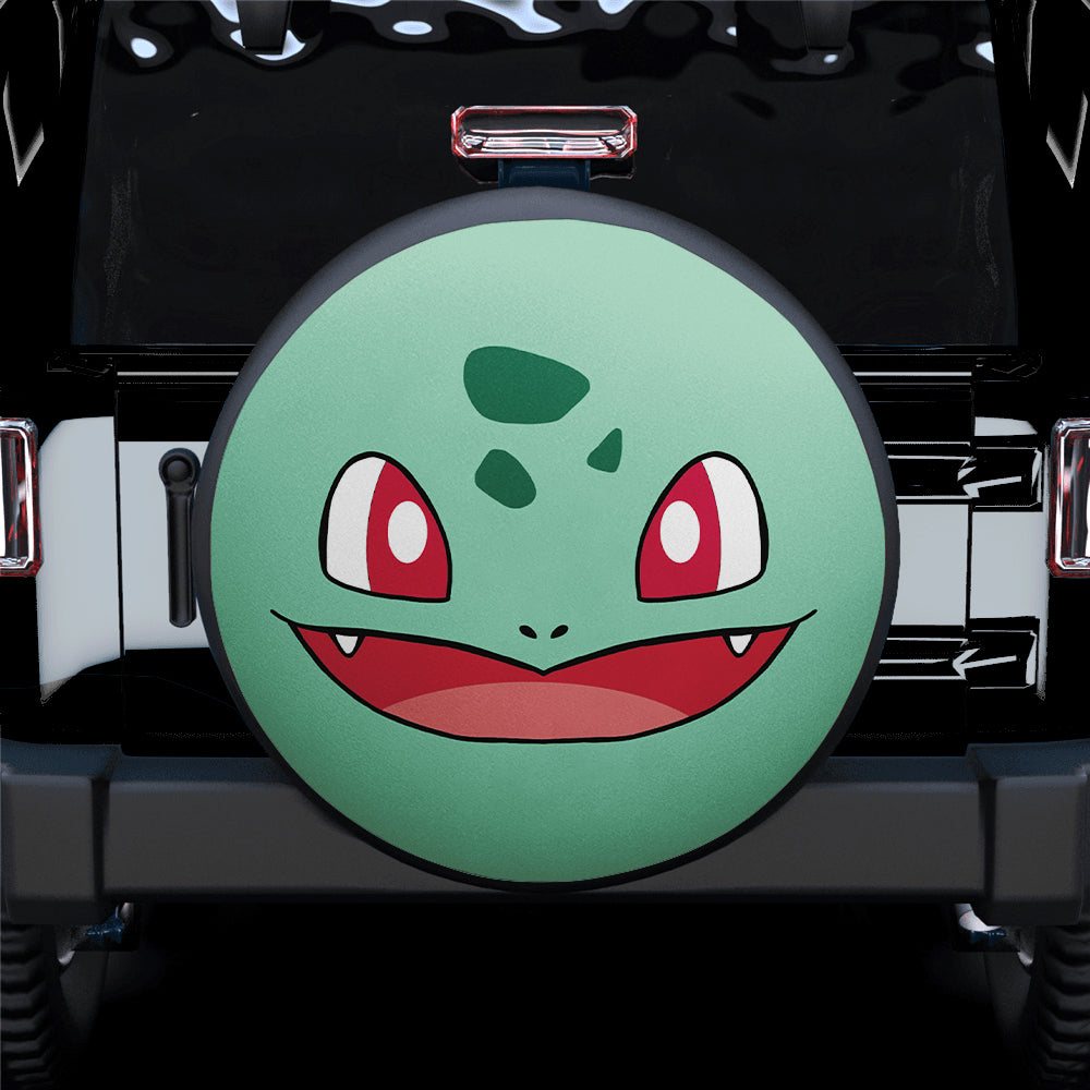 Bulbasaur Pokemon Face Car Spare Tire Covers Gift For Campers - Nearkii