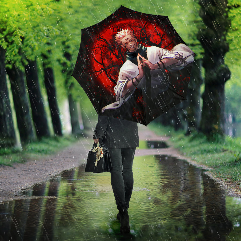 Sukuna Jujutsu Kaisen Moonlight Umbrella - Nearkii
