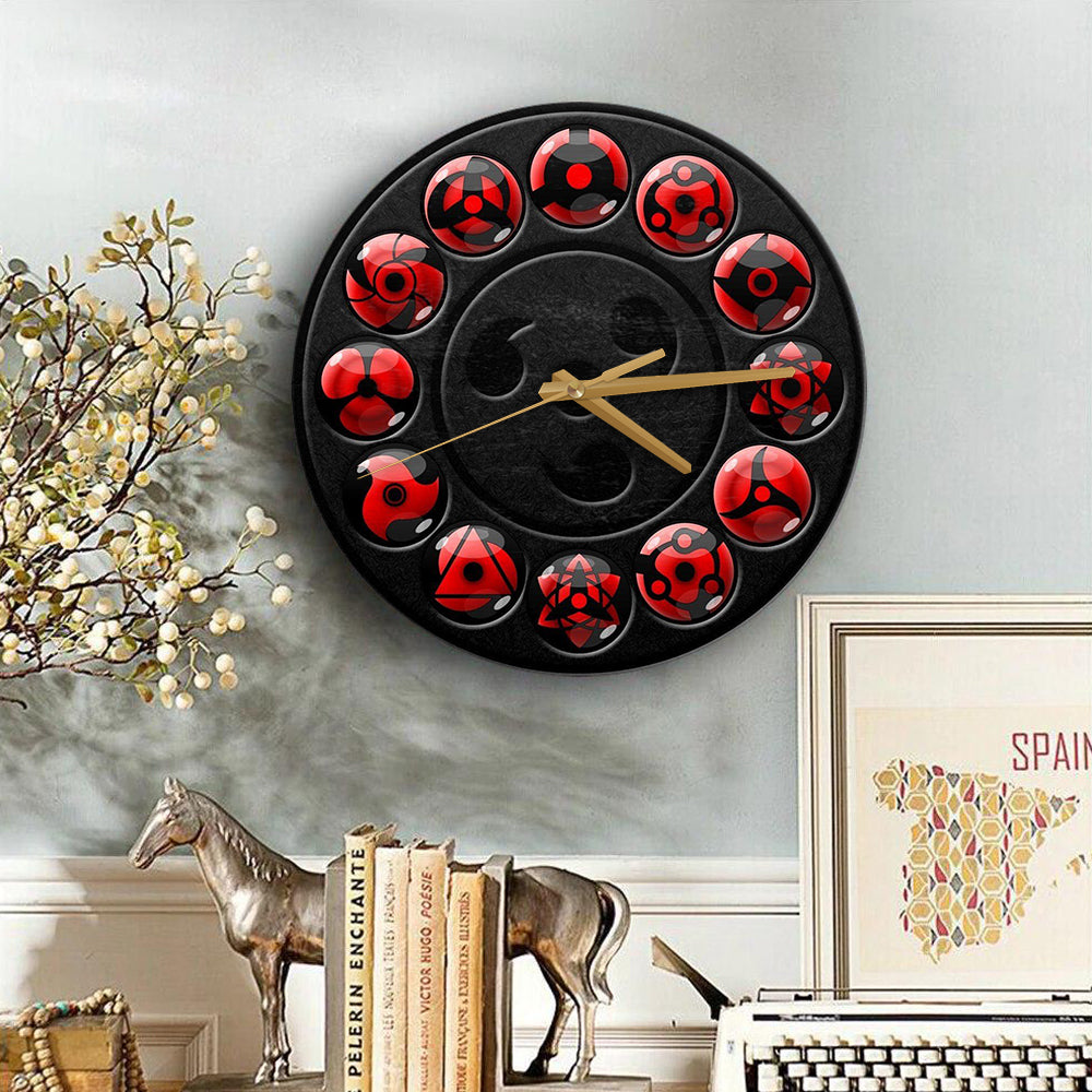 Pikachu Evolution Pokemon Wood Wall Clock - Nearkii