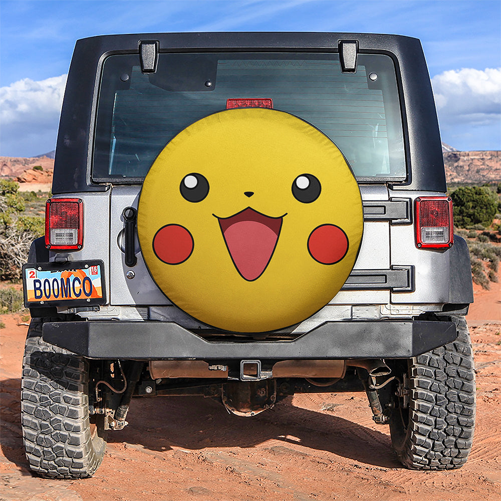Pikachu Pokemon Jeep Car Spare Tire Covers Gift For Campers - Nearkii