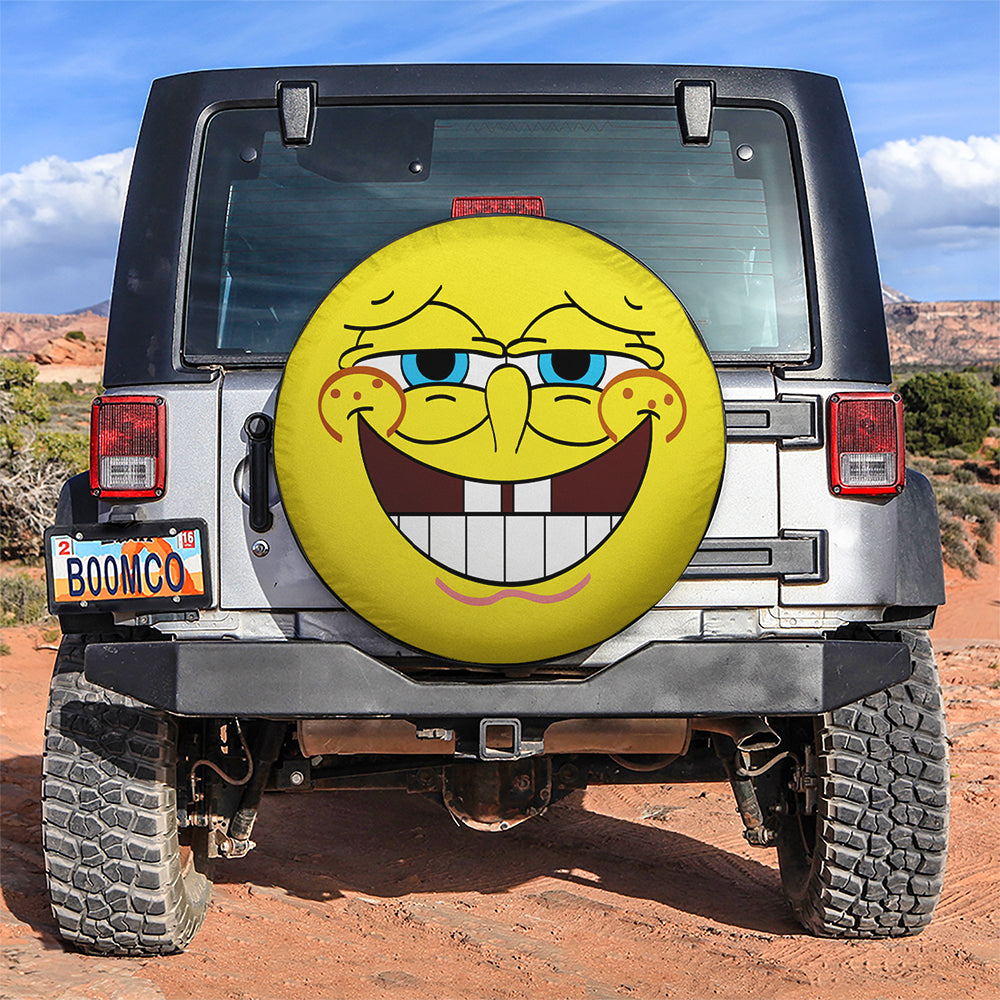 Spongebob Jeep Funny Car Spare Tire Covers Gift For Campers - Nearkii