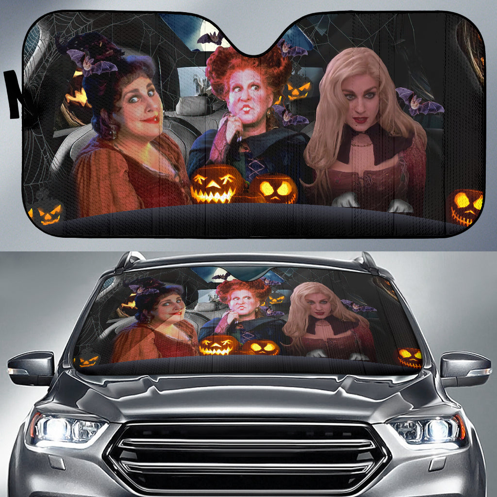 Hocus Pocus Winifred Sarah And Mary Halloween Car Auto Sunshades - Nearkii