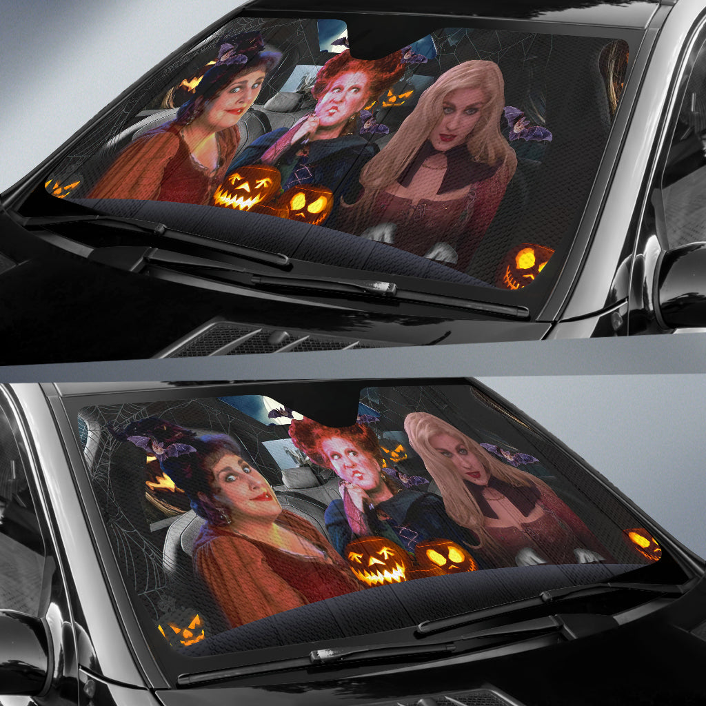 Hocus Pocus Winifred Sarah And Mary Halloween Car Auto Sunshades - Nearkii