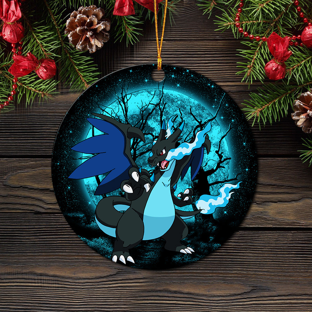 Charizard Mega X Moonlight Mica Circle Ornament Perfect Gift For ...