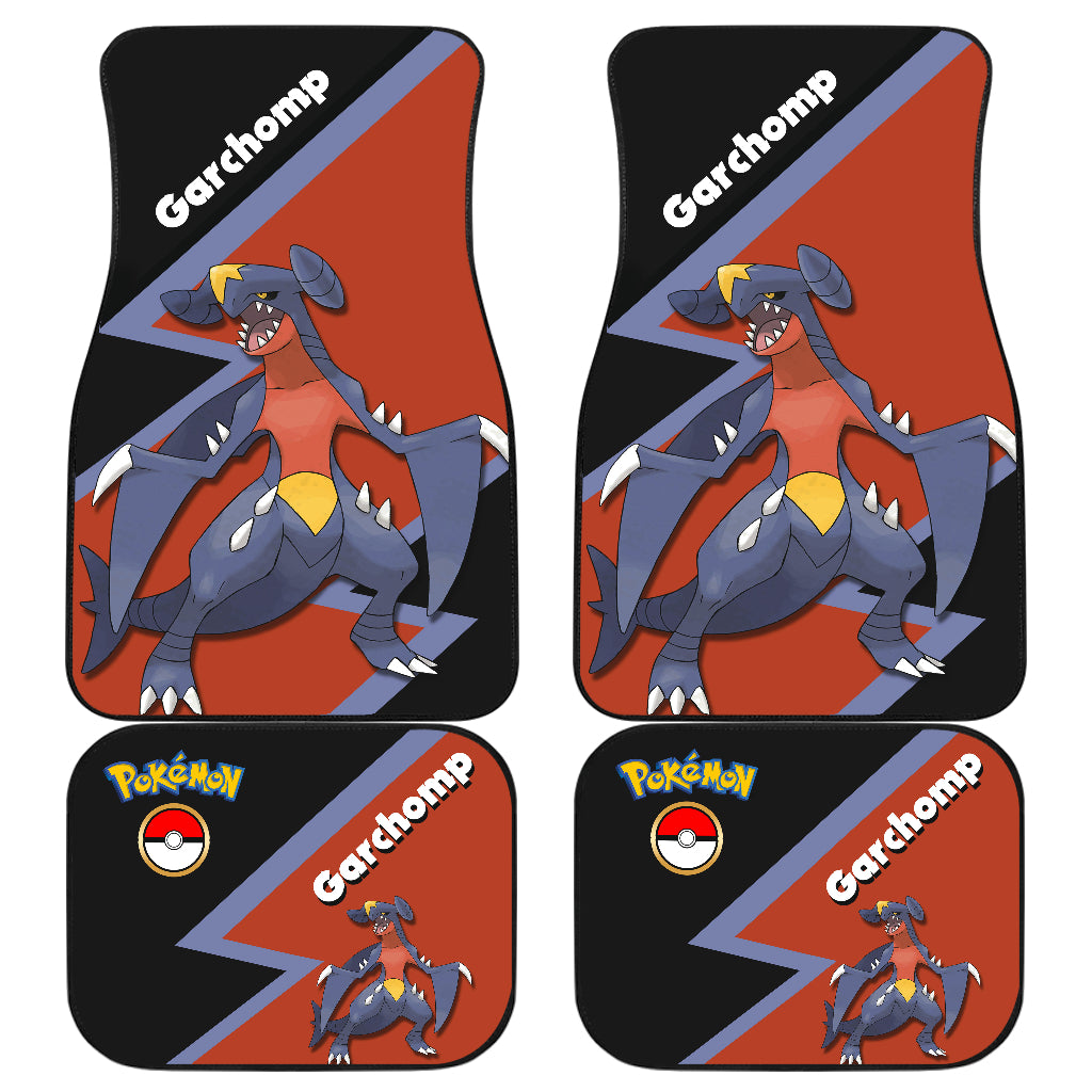 Garchomp Pokemon Car Floor Mats Car Accessories - Nearkii