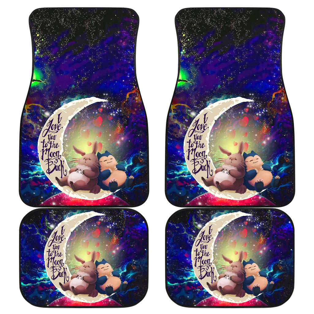 Totoro Ghibli Snorlax Pokemon Love You To The Moon Galaxy Car Floor ...