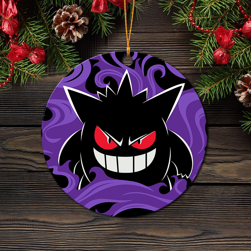 Gengar Pokemon Mica Ornament Perfect Gift For Holiday - Nearkii