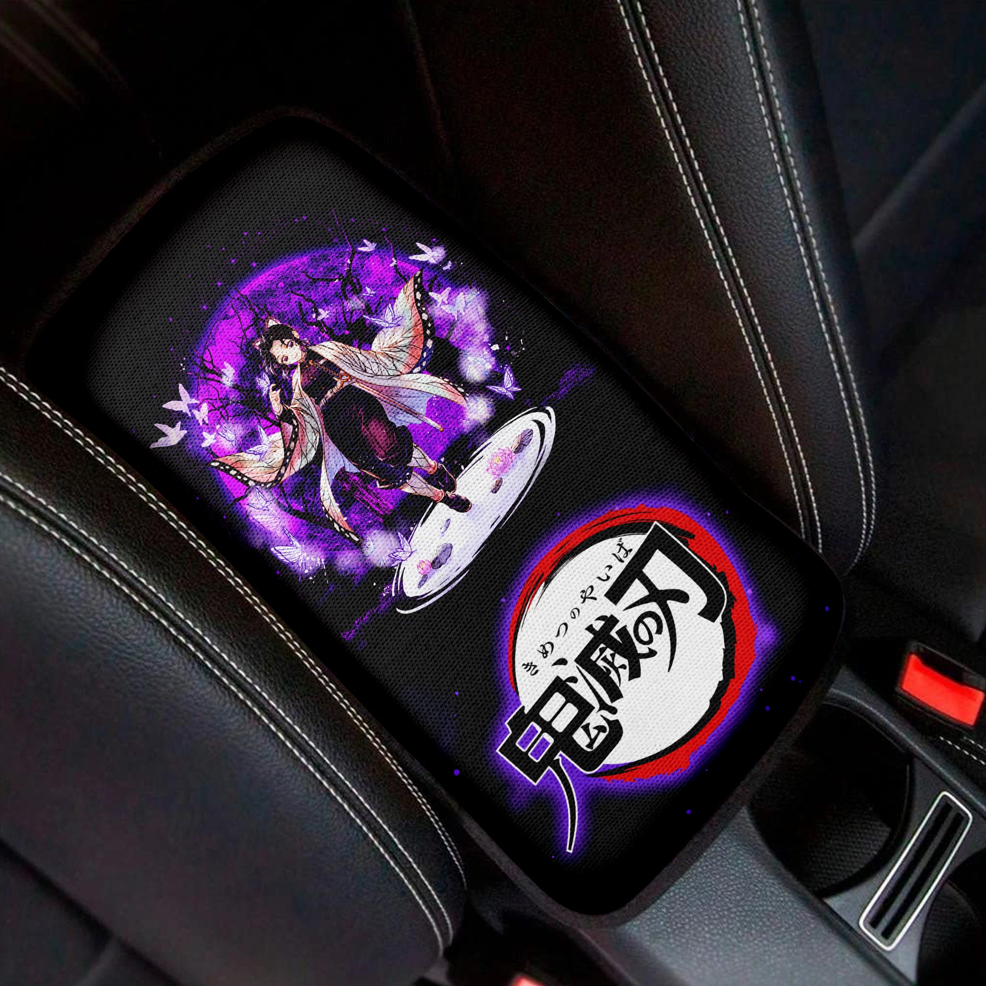 Shinobu Demon Slayer Moonlight Premium Custom Armrest Center Console ...