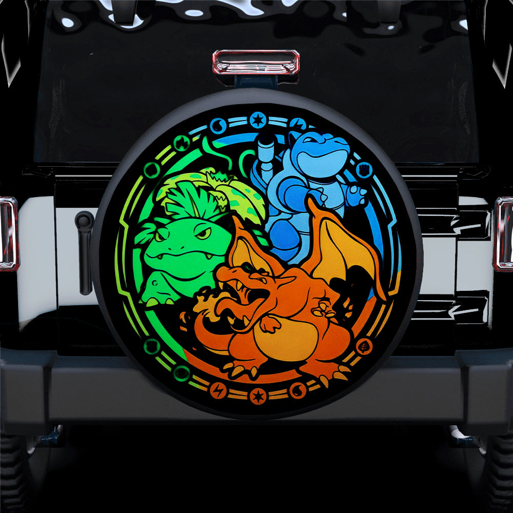 Pokemon Jeep Car Spare Tire Covers Gift For Campers - Nearkii