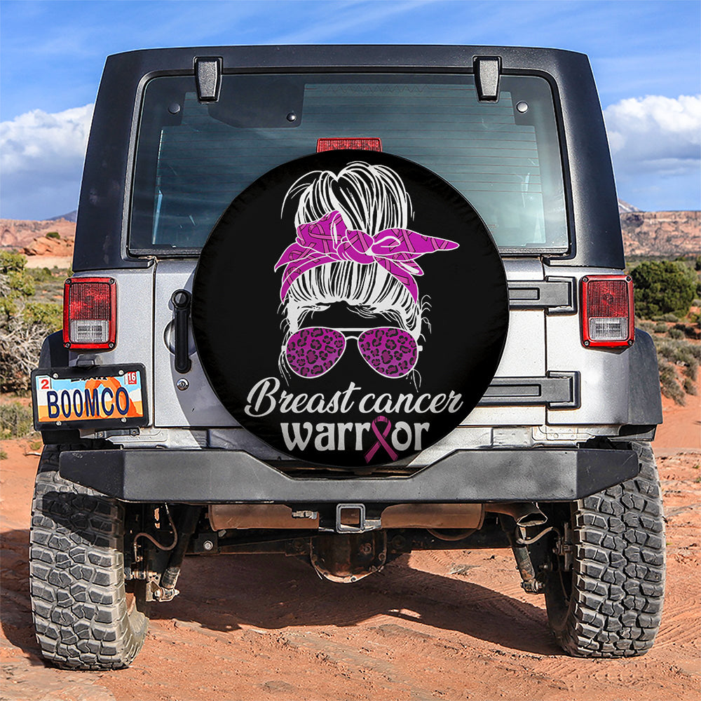 Pink Breast Cancer Warrior Jeep Car Spare Tire Covers Gift For Campers ...