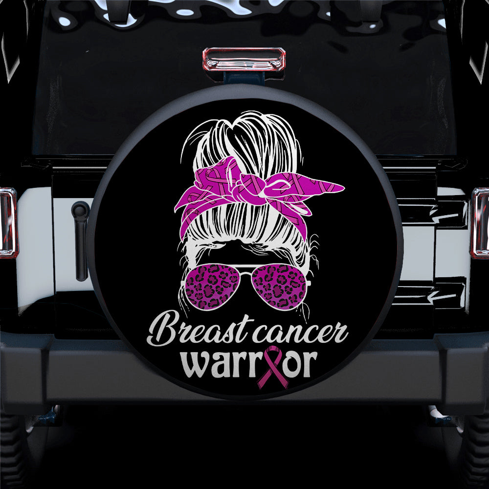 Pink Breast Cancer Warrior Jeep Car Spare Tire Covers Gift For Campers ...