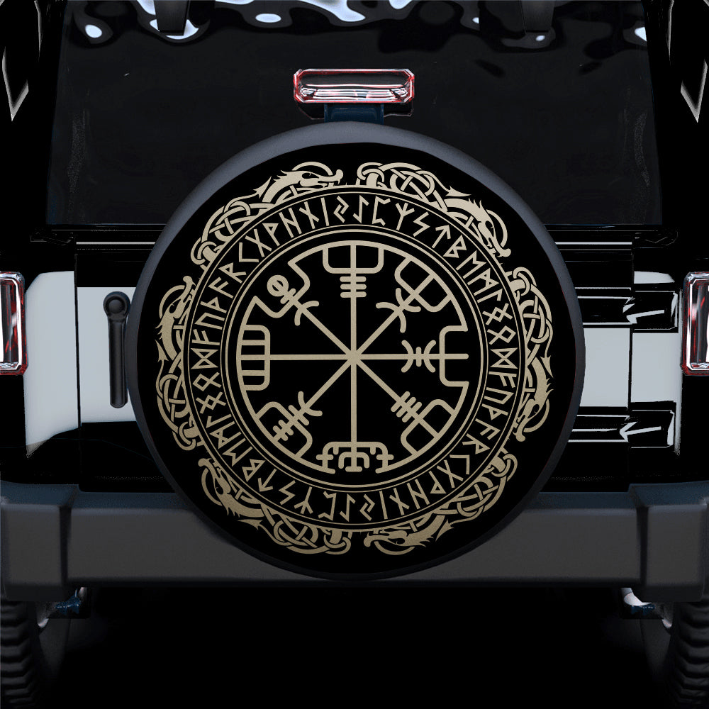 Viking Magical Runic Compass Vegvisir Jeep Car Spare Tire Covers Gift ...