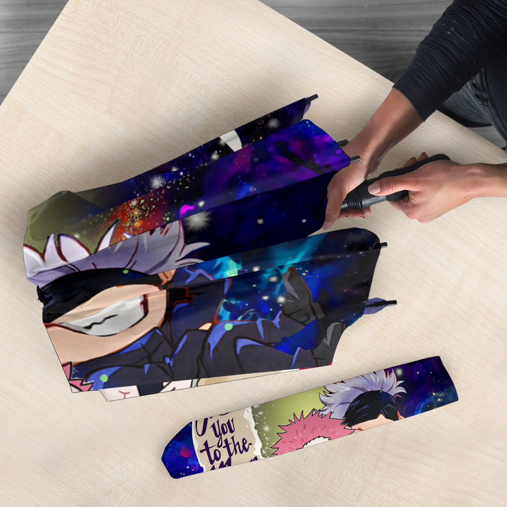 Jujutsu Kaisen Gojo Sakuna Chibi Anime Love You To The Moon Galaxy ...